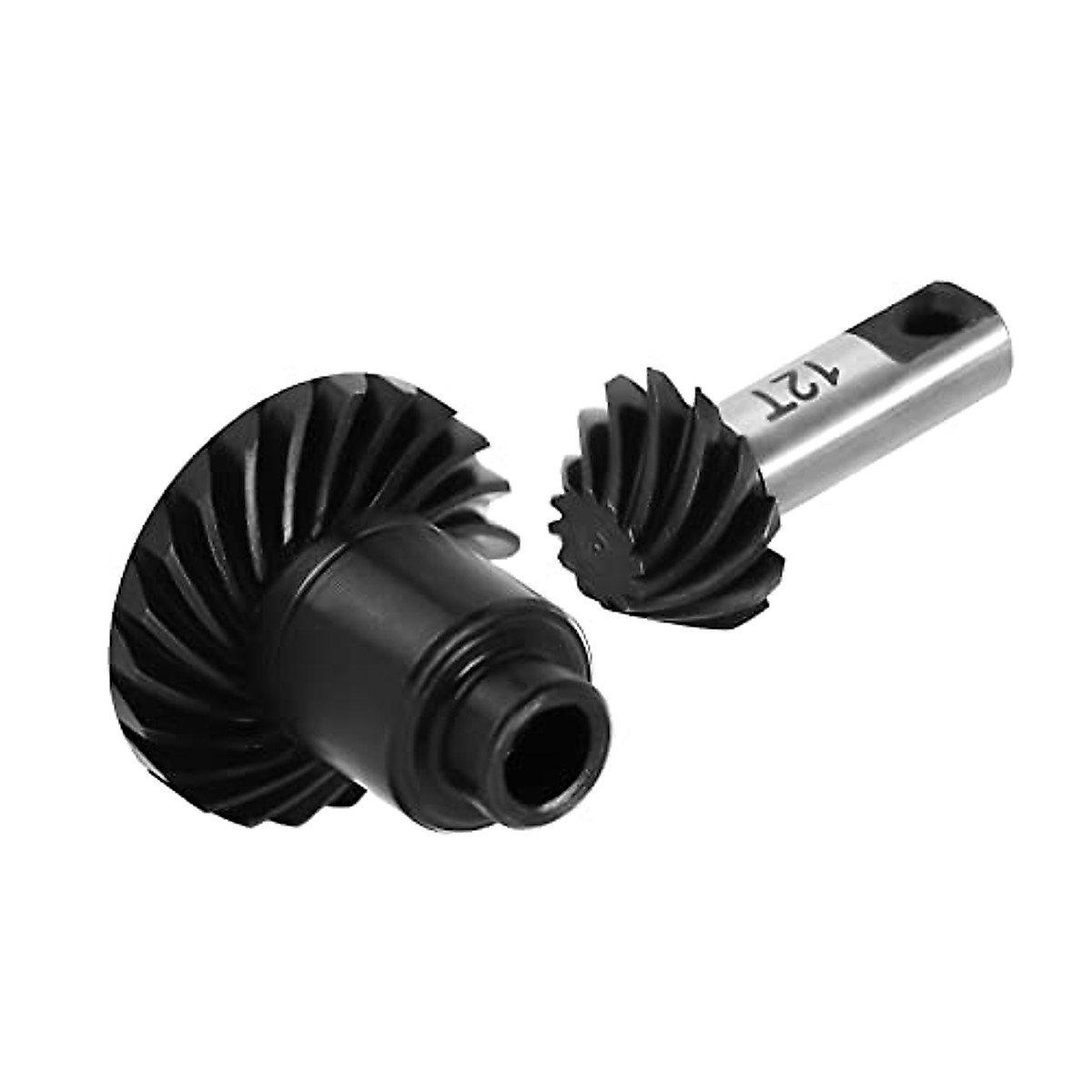 INJORA 12/22T Overdrive Helical Gear Set Front Rear Axles Steel Alloy for TRX4M Upgrade 1/18 RC Crawler Car, 7g/Set