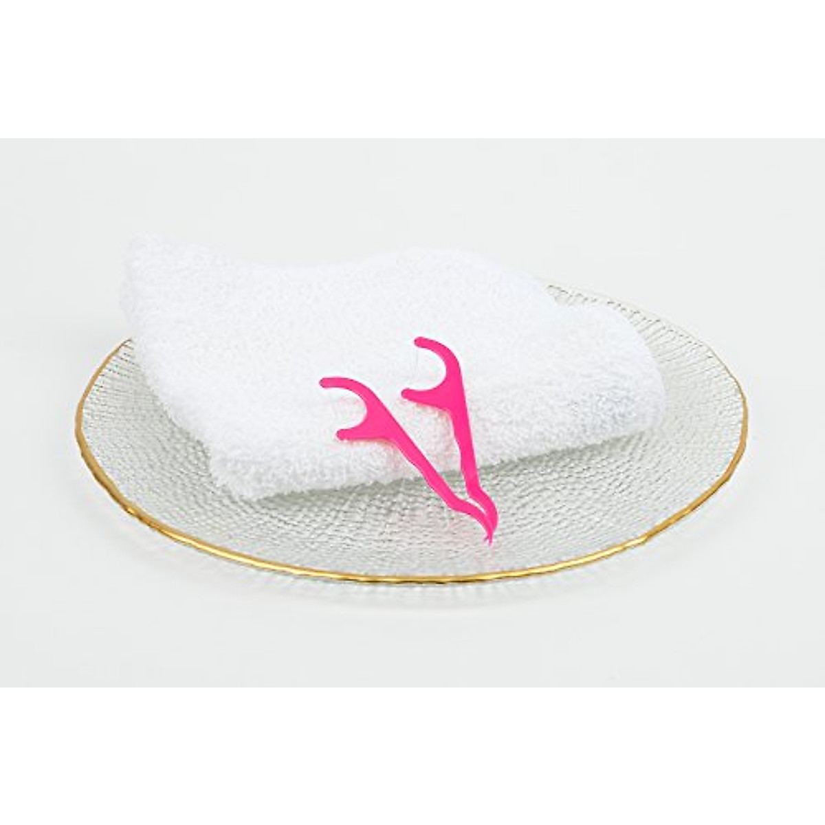 DentAdvance Mint Dental Floss Picks - Easy Reach Back Teeth | Tooth Flossers |Pink, Mint Flavored, 70 ct, w/ Travel Case