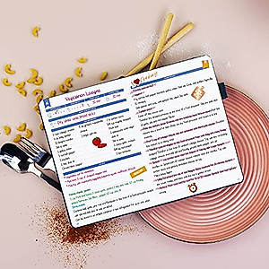Clever Fox Recipe Book - Make Your Own Family Cookbook & Blank Recipe Notebook Organizer, Empty Cooking Journal to Write in Recipes, A5 Hardcover, Stores 60 Recipes - Dark Blue