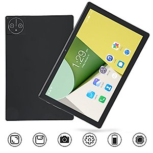Pomya 10.1 Inch FHD IPS Tablet, 5G WiFi Tablet for Android12, 8GB RAM 256GB ROM, Support Fast Charging, 4G Network Octa Core Calling Tablet with 8MP 16MP Camera for Daily Use