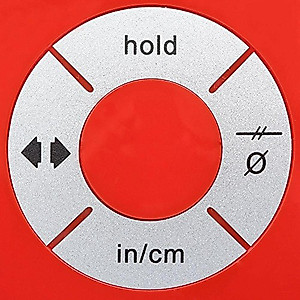 eTape16 ET16.75-DB-RP Digital Tape Measure, 16', Red, Inch and Metric