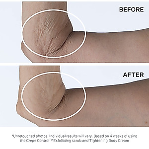 StriVectin Tighten & Lift Crepe Control Exfoliating Body Scrub, Targets Crepiness and Rough, Dull Skin, 5 Fl Oz, white