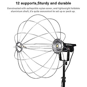 Aputure Lantern Softbox Soft Light Modifier,26inch, Quick-Setup Quick-Folding Aputure Space Light Upgraded for Aputure 300D Mark II 120D 120T 120D Mark II 300X and Other Bowens Mount Light