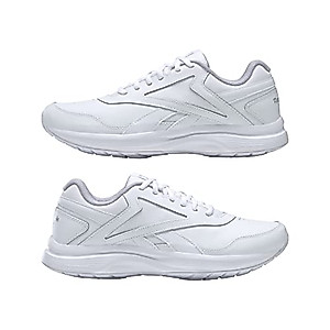 Reebok men's Ultra 7 Dmx Max Walking Shoe, White/Cold Grey/Collegiate Royal, 10.5 US