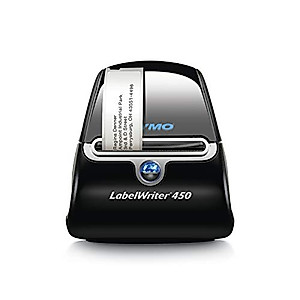 DYMO Label Printer | LabelWriter 450 Direct Thermal Label Printer, Great for Labeling, Filing, Mailing, Barcodes and More, Home & Office Organization