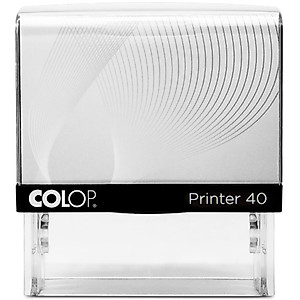 COLOP Large Size Self Inking Custom Text Stamp - Choose from Many Fonts & 15 Ink Colors
