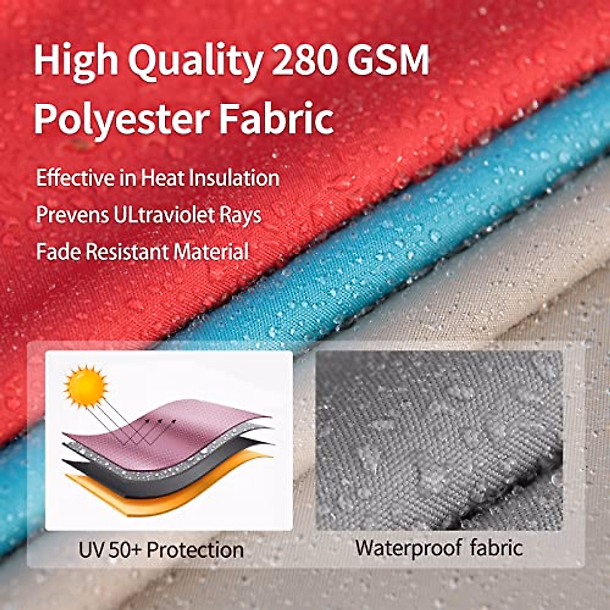 LKINBO 10X10FT Cantilever Umbrella Outdoor Umbrellas Large Patio Umbrella Windproof Offset Umbrella Heavy Duty Hanging Sun Umbrella With Cross Base for Garden Deck Pool Beach Market,Grey