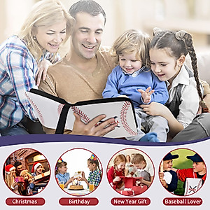 GEAGMAGC Baseball Card Binder with Sleeves 900 Pockets, Gifts for Baseball Card Collectors, Trading Card Holder Compatible with Topps Card, 50 Sleeves Card Album Card Storage Organizer