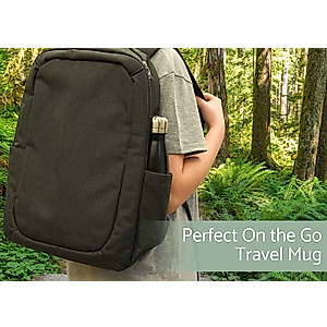 Elanze Designs Best Dad Ever Black 17 ounce Stainless Steel Sports Water Bottle