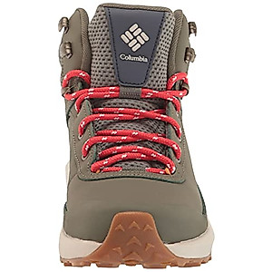 Columbia Women's Trailstorm Peak Mid Hiking Shoe, Stone Green/Nocturnal, 9.5