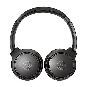 Audio-Technica ATH-S220BTBK Wireless On Ear Headphones, Black
