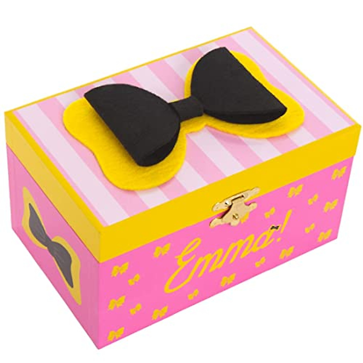 Mighty Mojo The Wiggles Emma Musical Jewelry Box - Comes with Wearable Hairbow - Gift for Wiggles Fans - Music For Kids - Wiggles Toys - Fruit Salad Australian