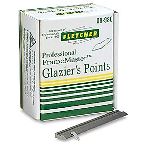 Fletcher FrameMaster Framing Tool - Glazier's Points, Pkg of 5000