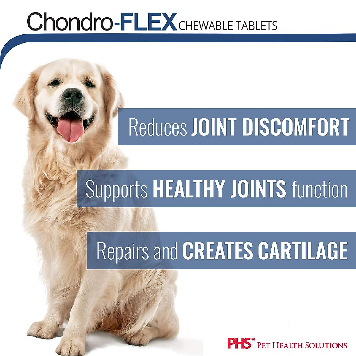HealthyPets Chondro-Flex - Powerful Joint Care Formula Dogs and Cats - Maximum Nutritional Support - Glucosamine, Chondroitin, MSM, Ester-C, and Minerals - 180 Chewable Tablets