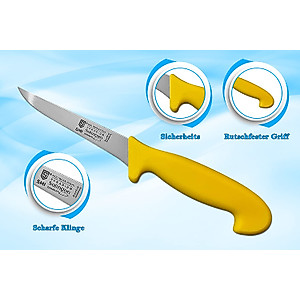 SMI - 5 inch Solingen Boning Knife Straight Meat Knife Professional Sharp Kitchen Knife Solingen Knife - Made in Germany