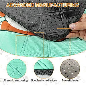 GOLOPET Washable Pee Pads for Dogs 47x32in 2-Pack Thick Reusable Puppy Pads Extra-Absorbent Prevent Leakage Non-Slip for Puppy Playpen, Crate, Whelping Box, Potty Training Reusable,Blue