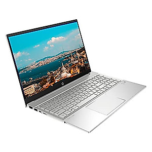 [Windows 11 Home] Newest HP Pavilion Laptop, 15.6" Full HD Display, AMD Ryzen 7 5700U Processor, Backlit Keyboard, Wi-Fi 6, Bluetooth, HDMI, USB Type-C, Silver (32GB RAM | 1TB SSD)