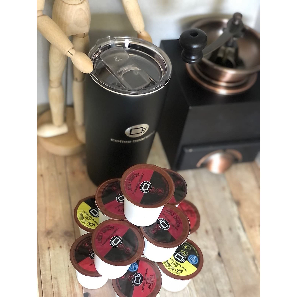 Michigan Cherry Decaf Coffee Pods by Coffee Beanery | 12ct Flavored Decaf Coffee Pods Medium Roast Coffee Pods| 100% Specialty Arabica Coffee| Gourmet Coffee Pods