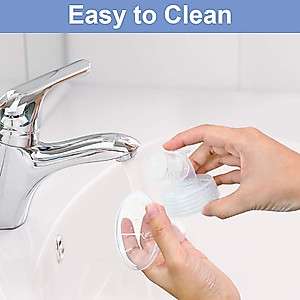 Maymom Pump Parts Compatible with Spectra S2 Accessories Spectra S1, Two-Piece Flange 28mm(Separable Shield and Connector) Not Original Spectra Pump Parts Spectra Flange Spectra Bottle Spectra Valve