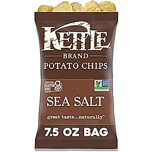 Kettle Brand Sea Salt Kettle Potato Chips, 7.5 Oz