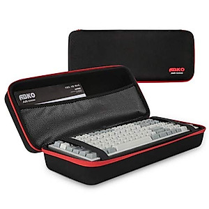 ABKO AR96 Changing Switch CNC Full Aluminum Gaming Keyboard 10 keyless Cherry 96keys (Red Switch, Silver)