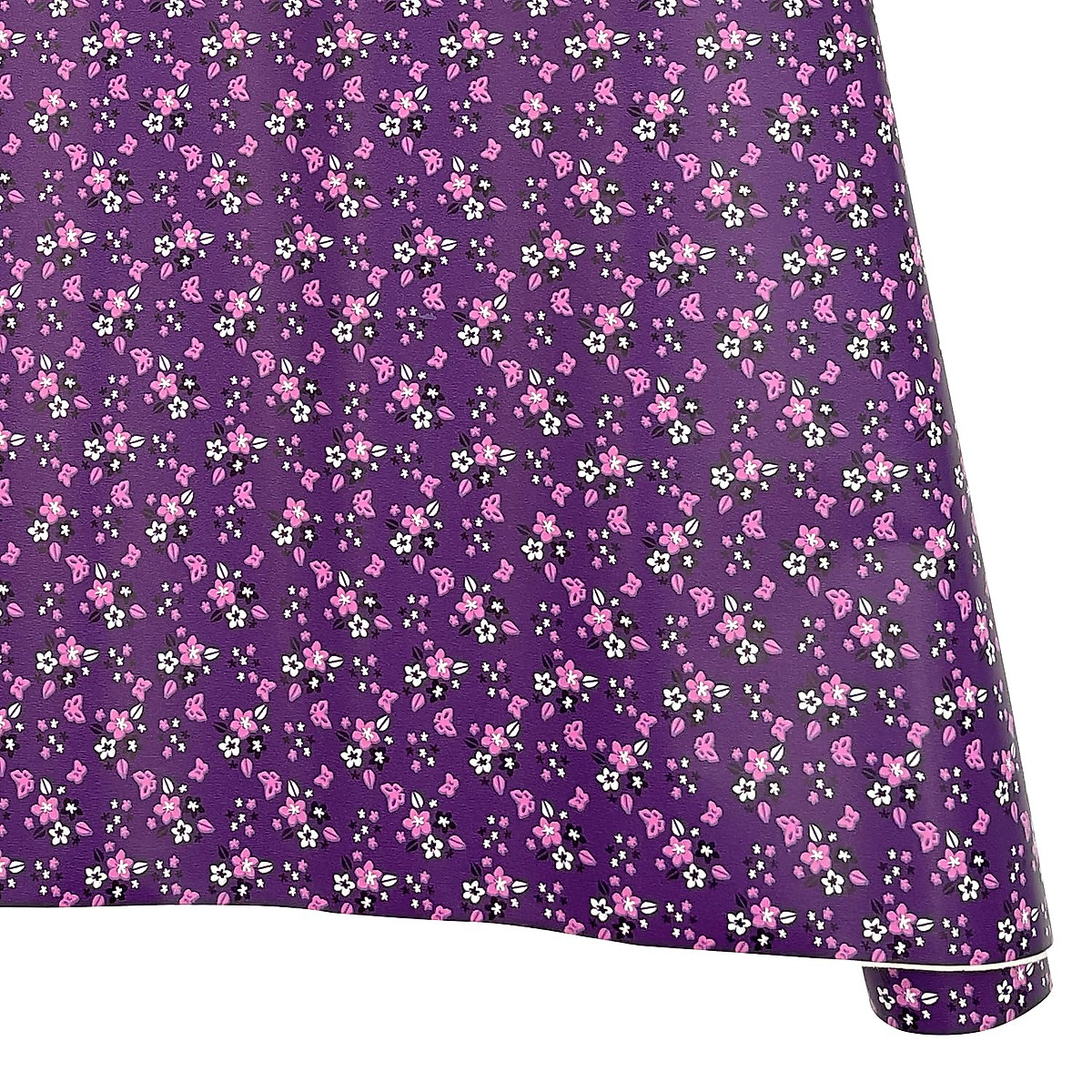 Yifely Purple Decorative PVC Shelf Paper Drawer Liner Self-Adhesive Shelved Dresser Cabinet Decor 17.7 Inch by 9.8 Feet