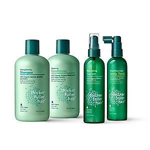 Thicker Hair Care Thicker Fuller Hair Repairing Conditioner, 12 Oz, Green (819933011744)