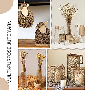 Mini Clothes Pins for Photo, Small Clothespins 200 pcs 1" Natural Wooden Mini Clothes Pins with Jute Twine, Mini Photo Clips Small Clothes Pins for Photos, Crafts, Arts, Cocktails