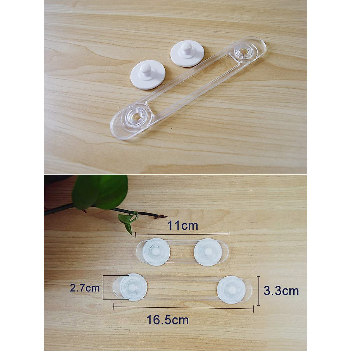 Yyinone 10pcs Baby Safety Strap Locks for Cabinets, Drawers, Fridge, Dishwasher, Toilet Seat, Closet, Oven,Trash Can, Adhesive No Drilling Child Proofing Safety Locks