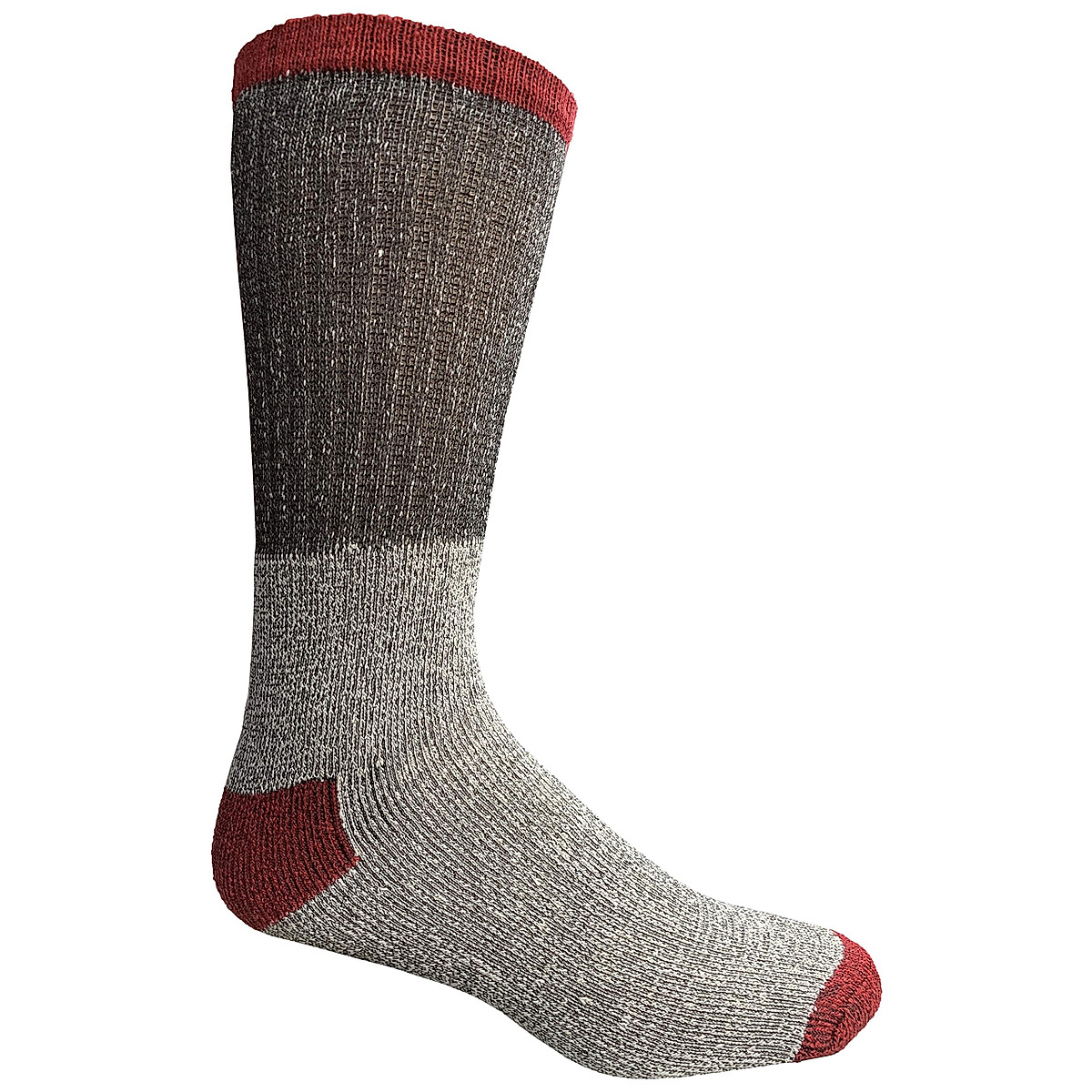 Yacht & Smith 120 Pair Bulk Pack Of Mens Winter Thermal Camping Boot Socks, Cotton Tube or Crew Sock