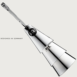 Meinl Percussion Meinl STBAGTRI CH Triple Agogo Bell Instrument for Samba and Latin Music — NOT MADE in CHINA — Handheld, 2-YEAR WARRANTY