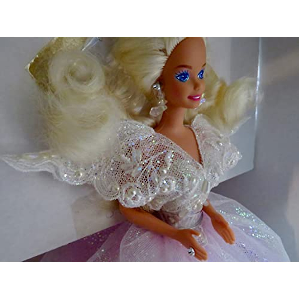 ANGEL LIGHTS BARBIE Doll TREE TOPPER - LIGHT UP ANGEL for Your TREE Top! Limited Edition (1993)