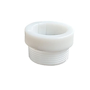 JILINWEI White Pool Umbrella Stabilizer Adapter,Threaded Adapter Sleeves ONLY Fits for 1 3/4" Aquastar Pool Umbrella Insert