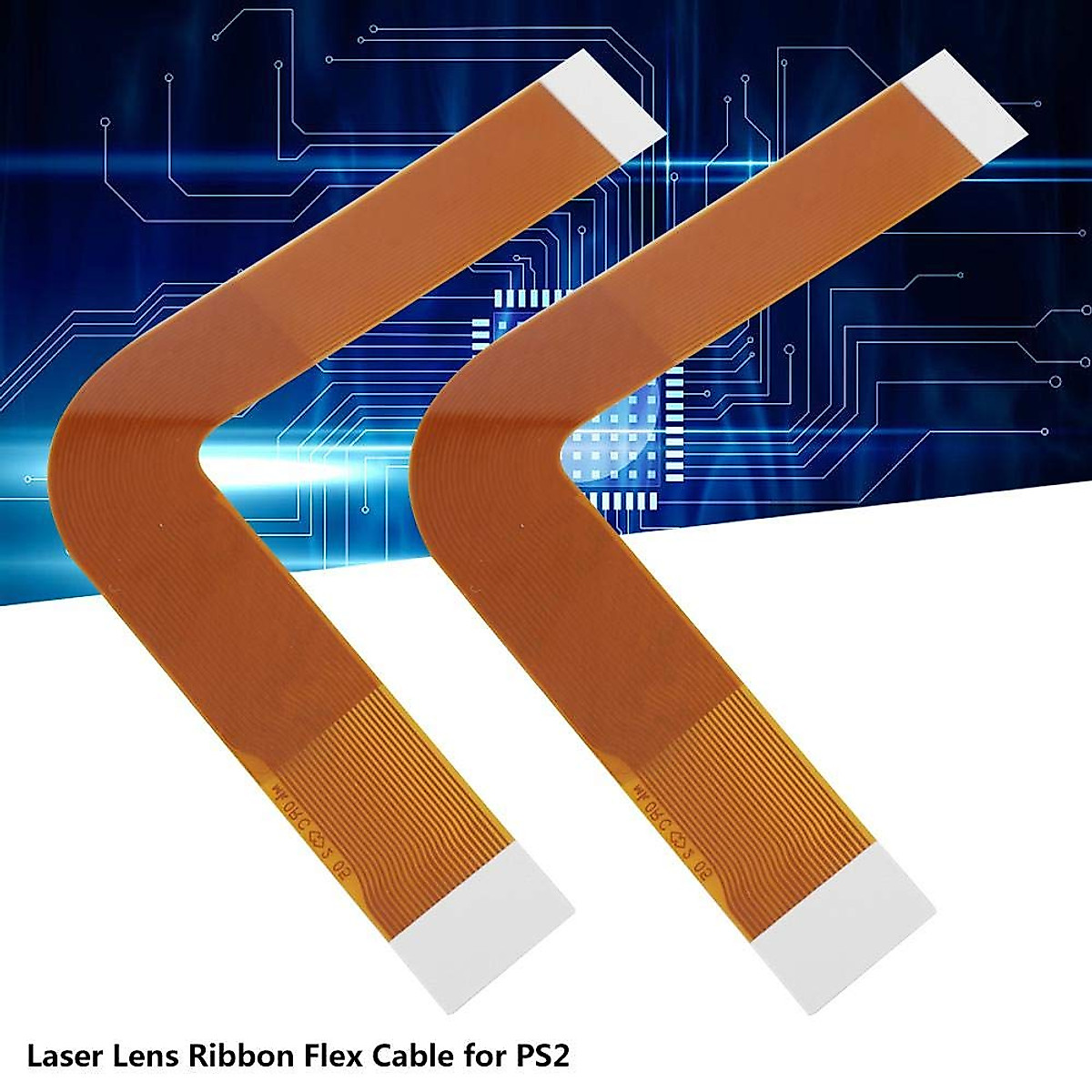 Ribbon Cable for PS2 Slim, 2pcs 7W Pickup Laser Lens Flat Ribbon Flex Cable Repair Part for PS2
