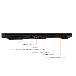 ASUS TUF F15 Gaming Laptop Dash 15.6" FHD 144Hz (Intel 12th Gen i7-12650H, 32GB DDR5 RAM, 1TB PCle SSD, Geforce RTX 3070 8GB) Thin Bezel, Thunderbolt 4, Backlit Keyboard, Win 11 Home, Off-Black