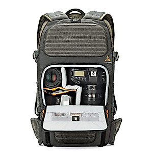 Lowepro LP37016-PWW Flipside Trek BP 450 AW Backpack for Camera, Grey/Dark Green