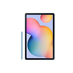 SAMSUNG Galaxy Tab S6 Lite 10.4" 64GB WiFi Android Tablet w/ S Pen Included, Slim Metal Design, Crystal Clear Display, Dual Speakers, Long Lasting Battery, SM-P610NZBAXAR, Angora Blue