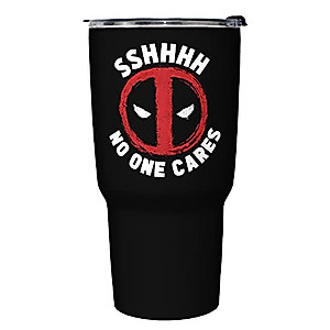 Marvel One Cares 27 oz Stainless Steel Insulated Travel Mug, 27 Ounce, Multicolored