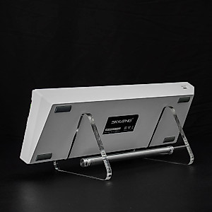 SUEHIODHY 1pcs 1-Tier Acrylic Keyboard Display Stand Clear Mechanical Keyboard Holder Storage Stands for Tablet Picture Frames