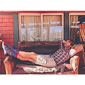 Crazy Dog T-Shirts Men's Tools Socks Funny Fathers Day Handyman Hammer Screwdriver Graphic Novelty Footwear