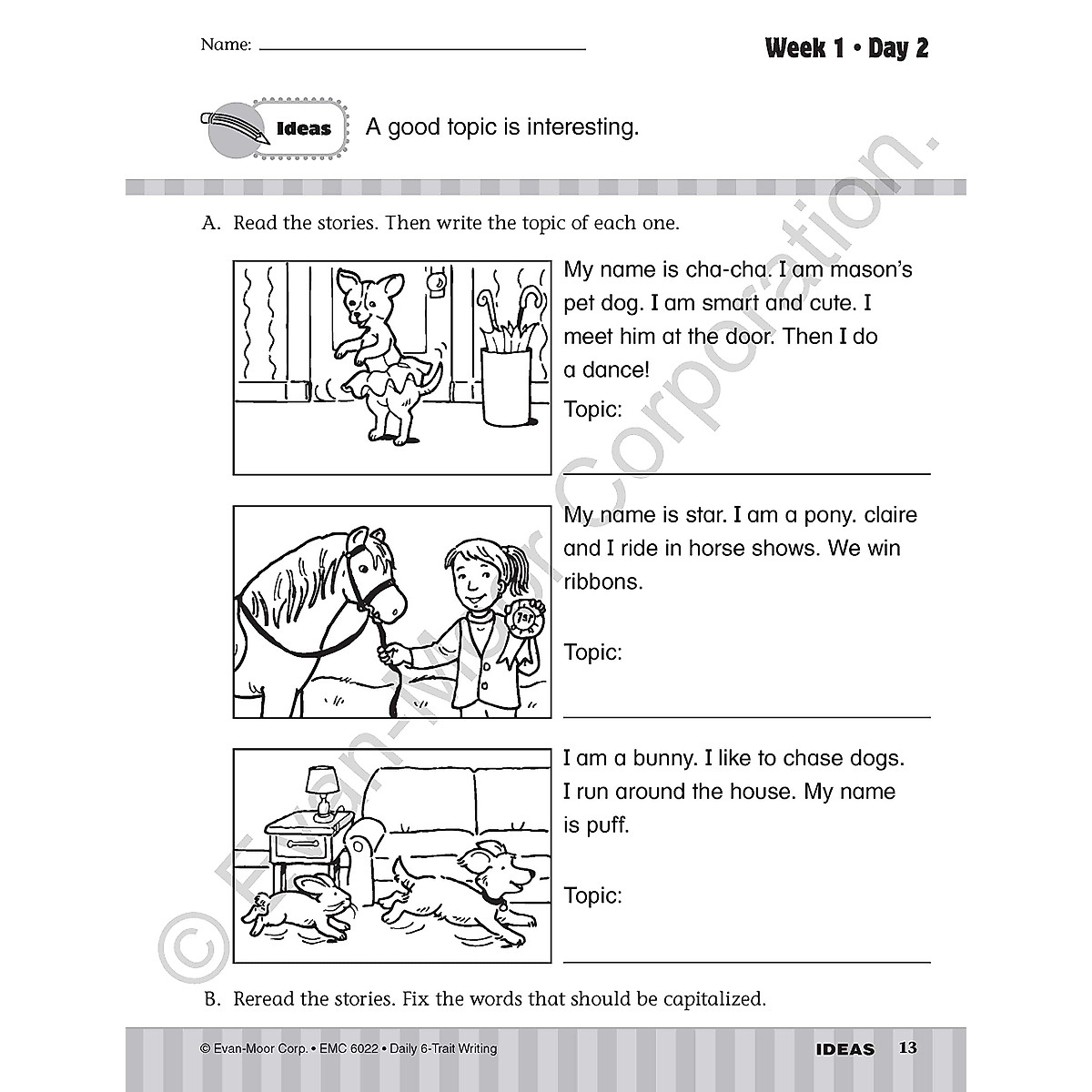 Evan-Moor Daily 6-Trait Writing, Grade 2