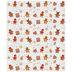 AnapoliZ Christmas Cellophane Wrap Bags | (10 Pcs) X-Large 24” in X 30” in | 2.5 Mil Thick Crystal Clear Cellophane Bags for Christmas Baskets | Gifts, Baskets Wrapping | Christmas Gingerbread Bags