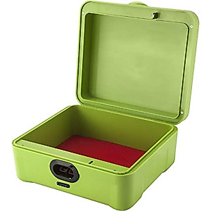 Barska AX12458 iBox Dual Biometric Secure Device Lock Box Security Safe, Green, Standard