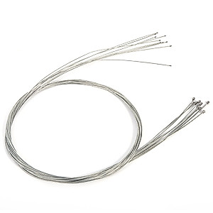 Bike Shifter Cable 10pcs, Derailleur Cable, Road Shift Cable Set, Braking Line Wire Repair Replacement Accessory for Mountain Bike Road Bike