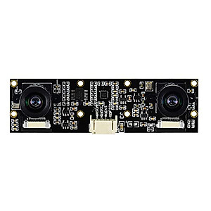 XYGStudy IMX219-83 Stereo Binocular Camera Sensor Module 3280x2464 8MP AI Depth Stereo Vision Dual IMX219 Supports Raspberry Pi 5 RPi CM3/CM3+ Compute Module POE IO Board/Jetson Nano B01