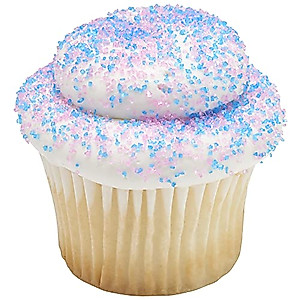 DECOPAC Cotton Candy Flavoured Sanding Sugar, 33oz, Fancy Sprinkles in Handheld Container, Edible Sprinkles For Drink Rims, Celebration Cakes, Cupcakes, Cookies