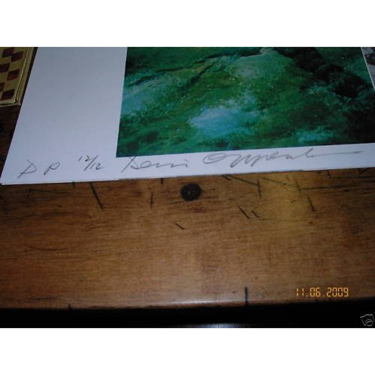 DENNIS OPPENHEIM ORIG LTD ED SIGNED & DESIGNATED