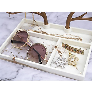 YIRUZWRD Deer Horn Silicone Molds Tree Branch Shaped Jewelry Display Holder Tray Mold Stand for Home Decoration Ring Pendant Show