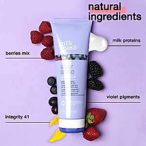 milk_shake Silver Shine Purple Conditioner for Blonde Hair - Blonde Toner for Brassy Hair, 1.7 Fl Oz