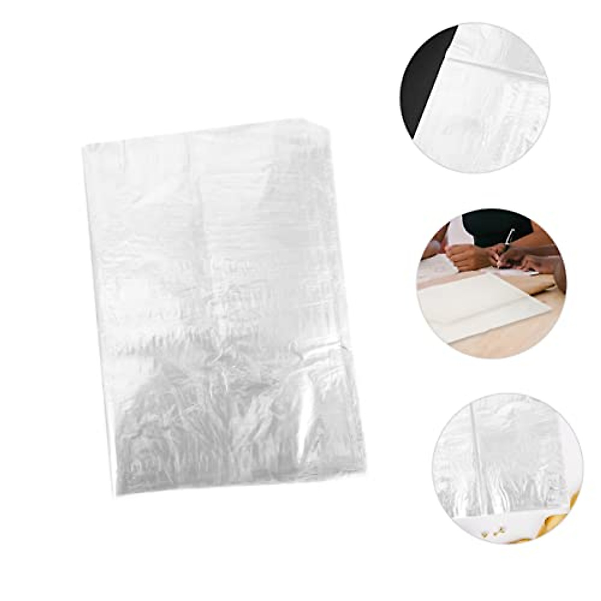 ULTECHNOVO 100 Pcs Heat Shrink Plastic Bag Clear Packing Bags Clear Sealable Bags Plastic Sealable Bags PVC Shrink Heat Shrink Film Wrap Heat Shrink Wrap Heat Shrinkable Film Bags Heat Seal